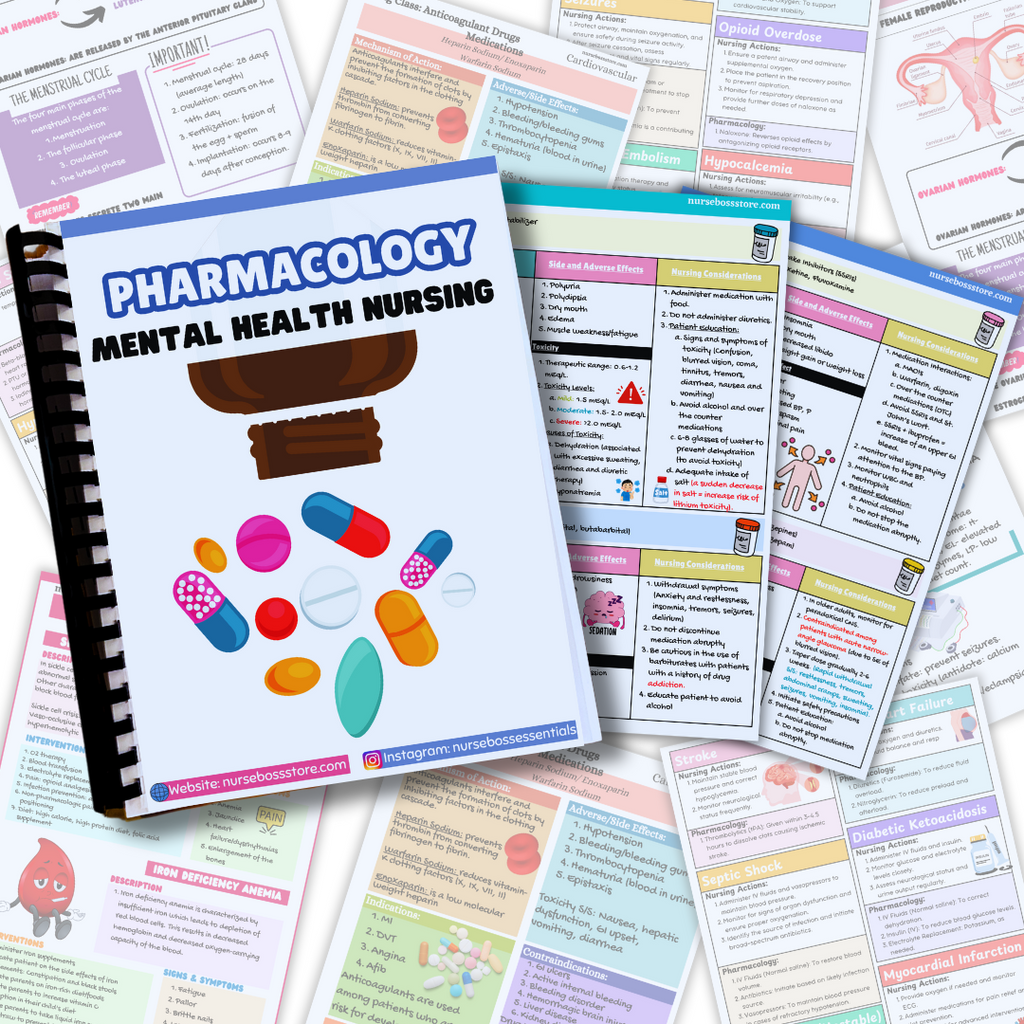 Psychiatric Medications (PDF-DIGITAL ONLY) – nursebossstore