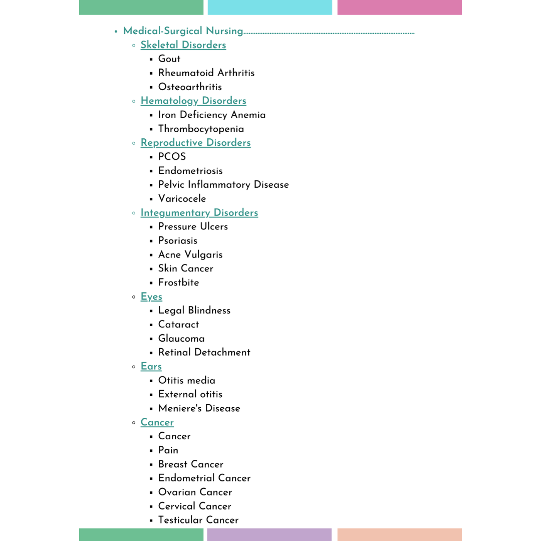 NURSING MEGA BUNDLE (Digital-PDF) – nursebossstore