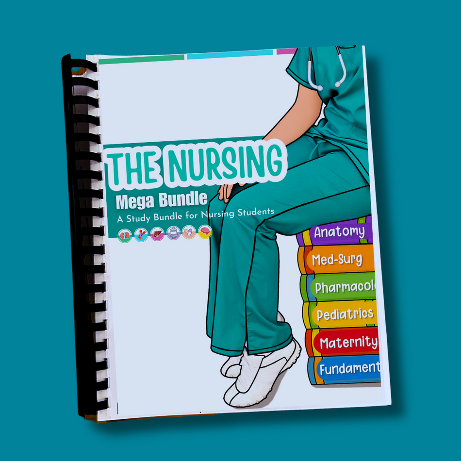 NURSING MEGA BUNDLE-ALL NOTES(Digital-PDF) – nursebossstore