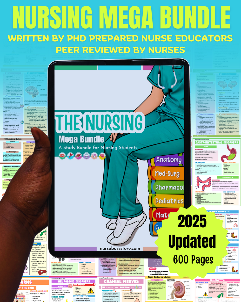NURSING MEGA BUNDLE (Digital-PDF) – nursebossstore