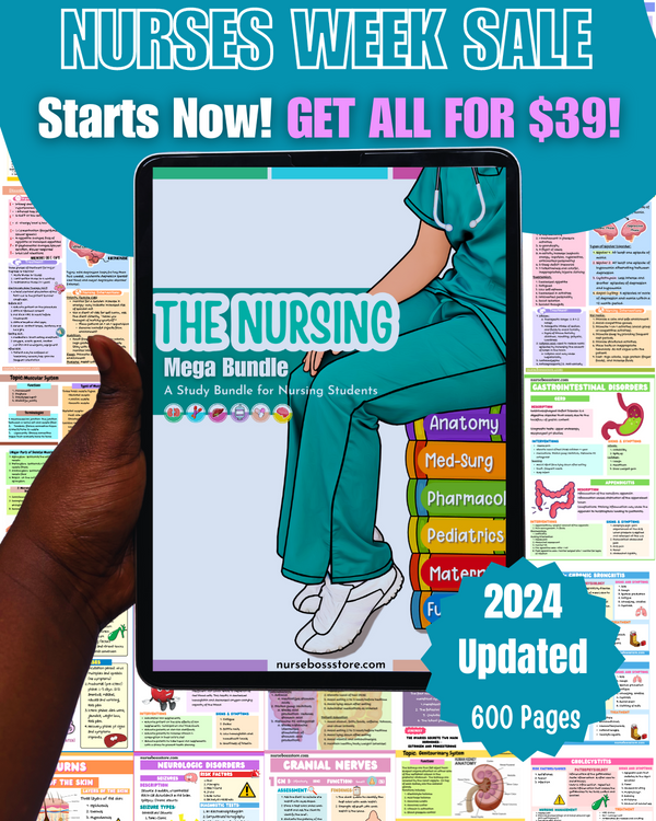 Mega Nursing Bundle (Digital-PDF Files ONLY) – nursebossstore